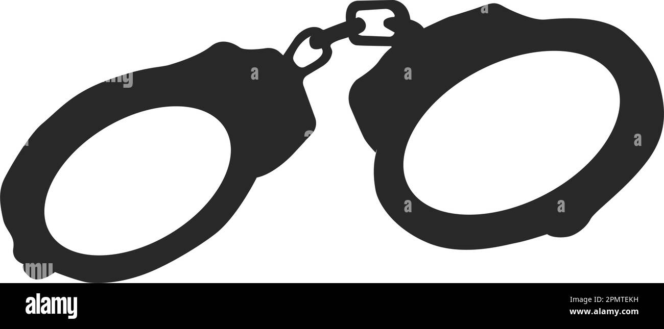Handcuffs vector vectors hi-res stock photography and images - Alamy