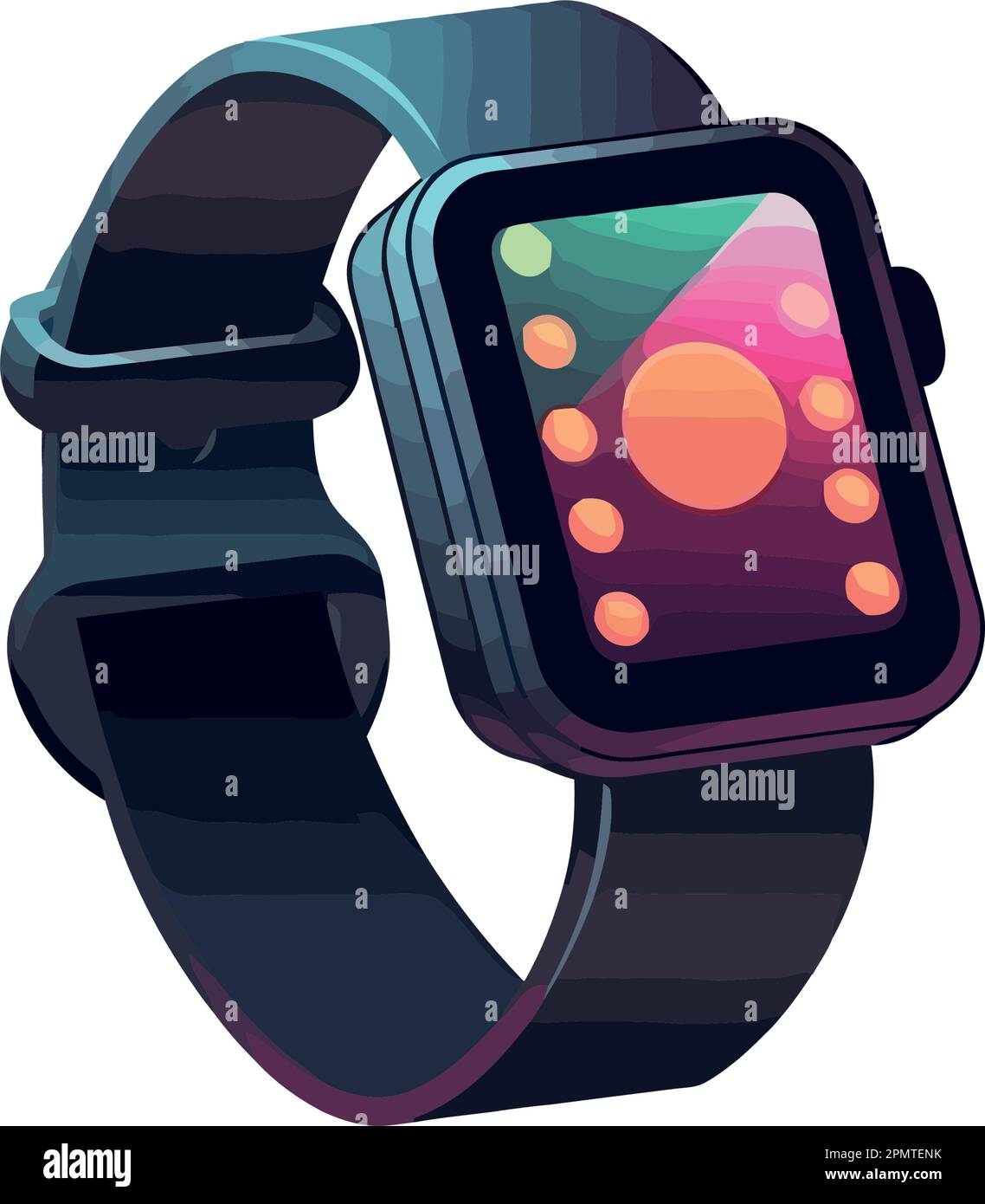 watch symbolizes modern technology design Stock Vector Image & Art - Alamy