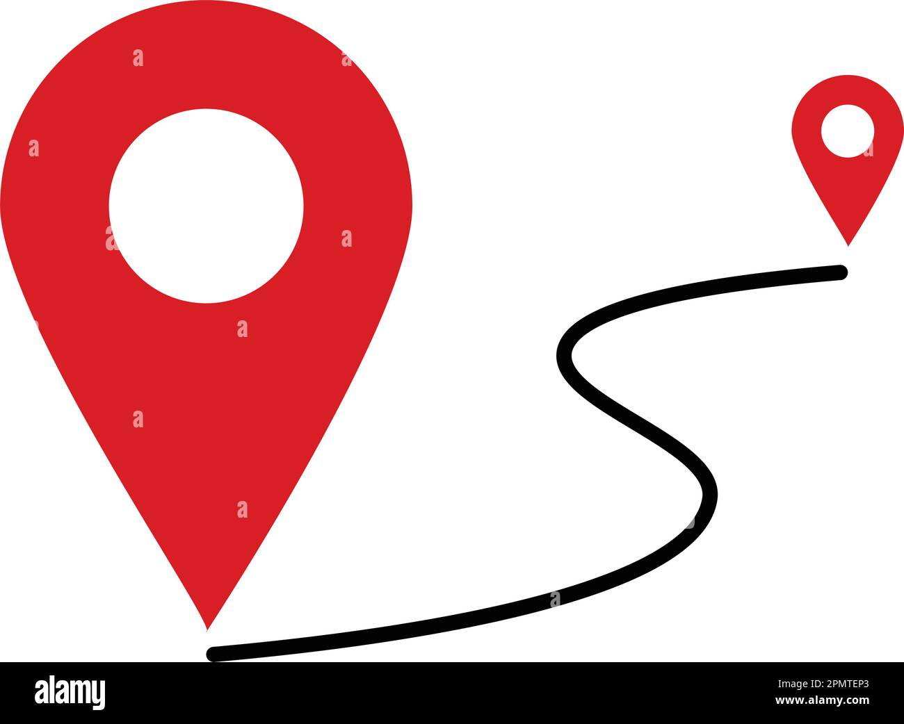 route icon vektor illustration design Stock Vector Image & Art - Alamy