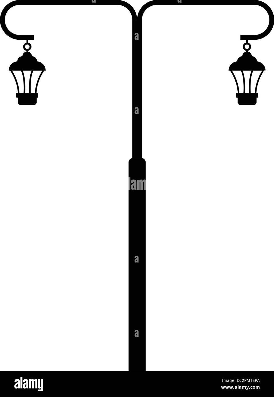 street lighting lamp icon illustration design Stock Vector Image & Art ...