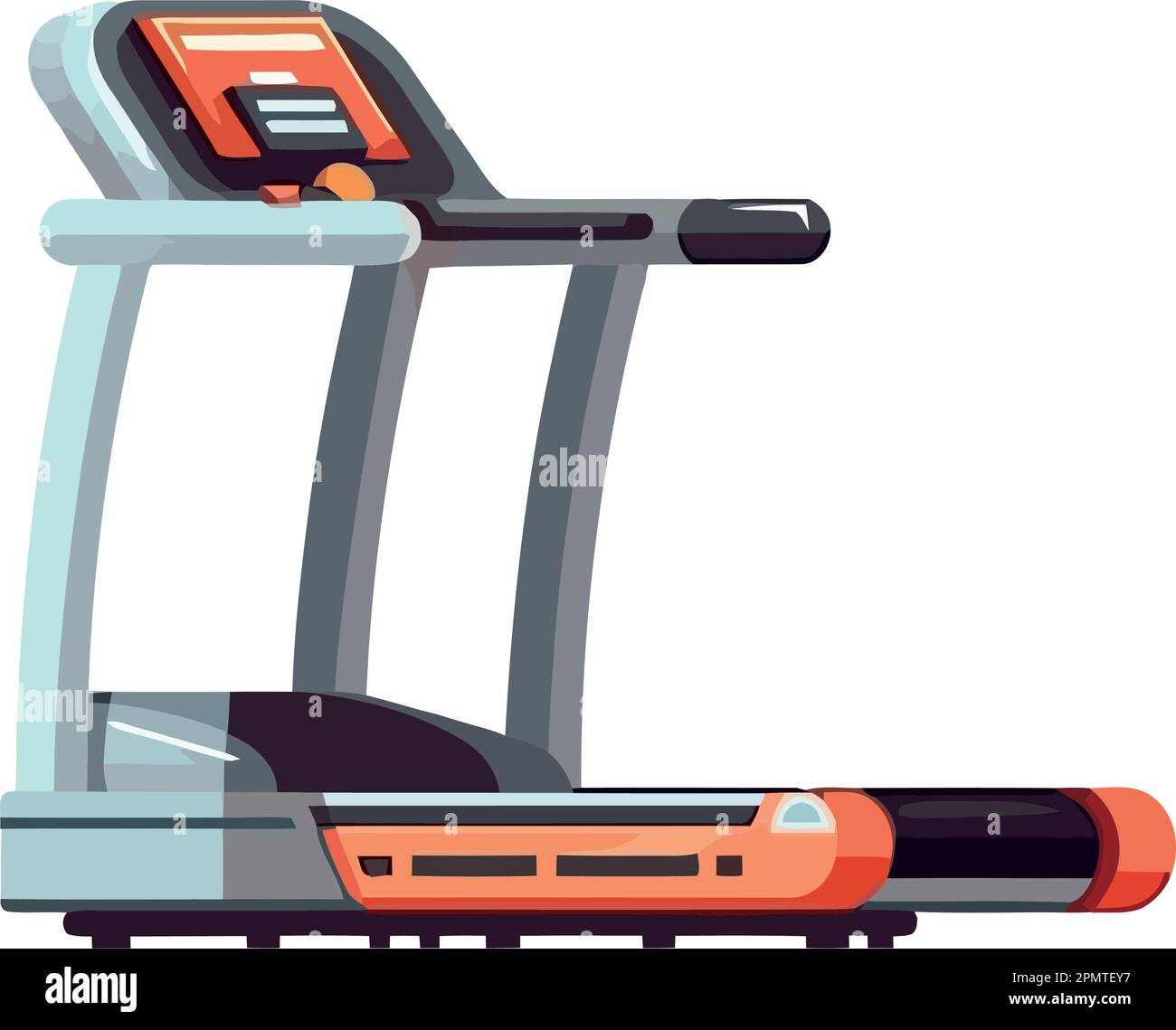 Treadmill realistic vector illustration isolated Stock Vector Image ...