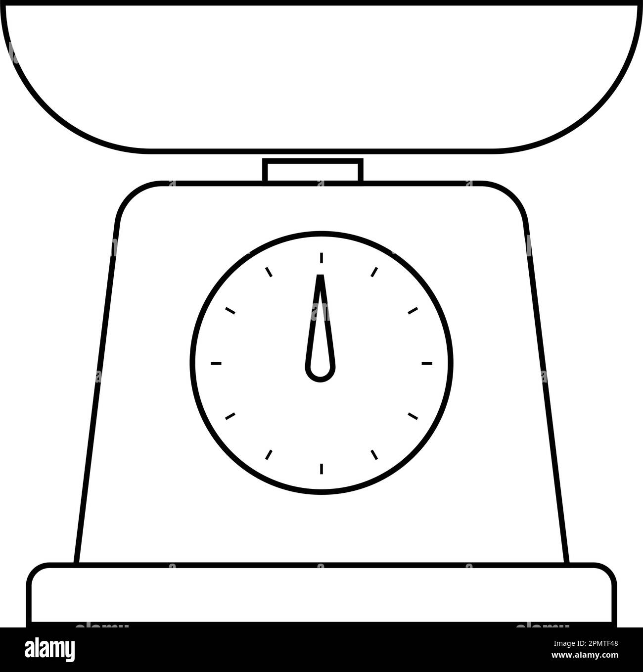 Weighing vector vectors Black and White Stock Photos & Images - Alamy