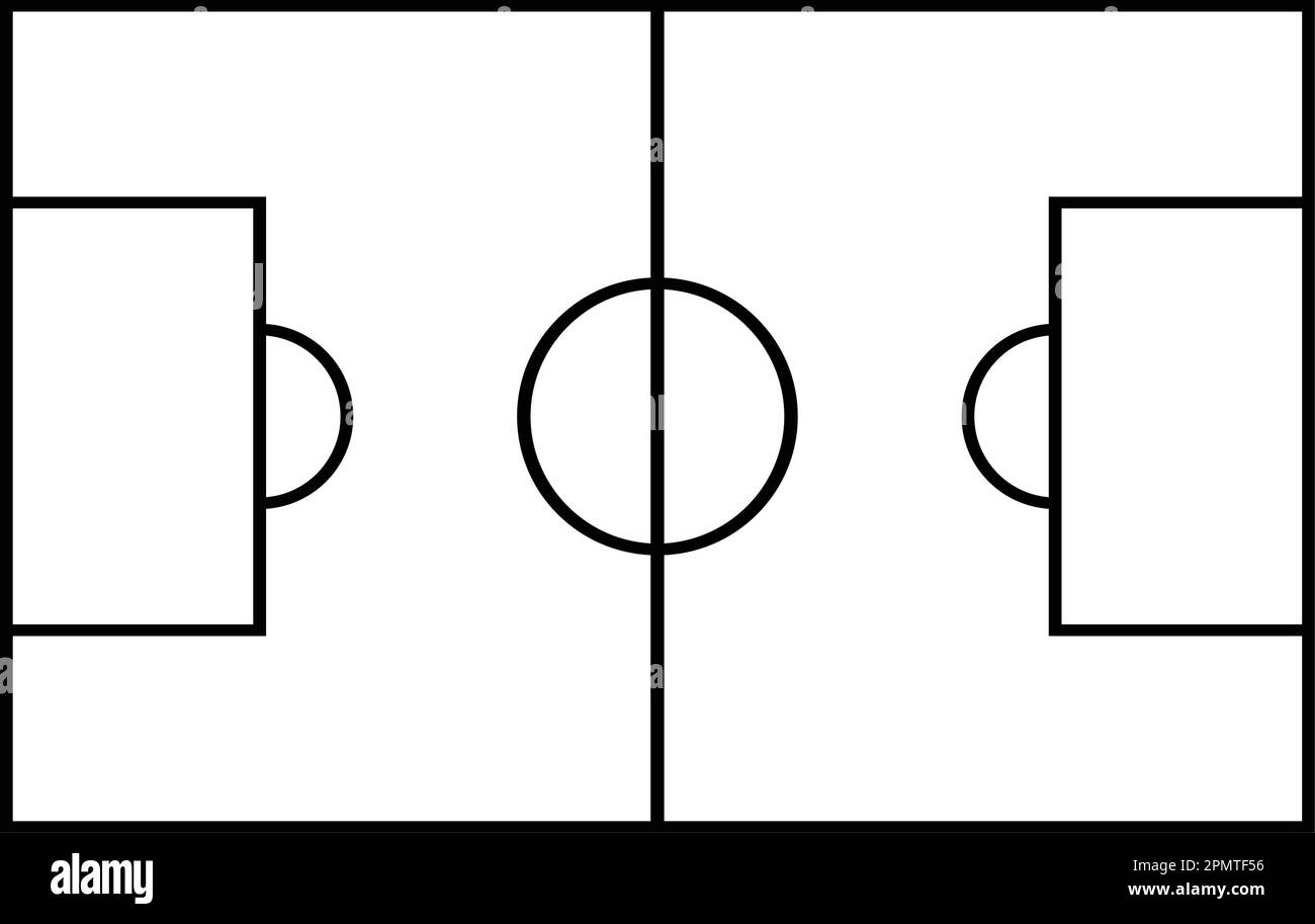 Outdoor football sport field Cut Out Stock Images & Pictures - Alamy