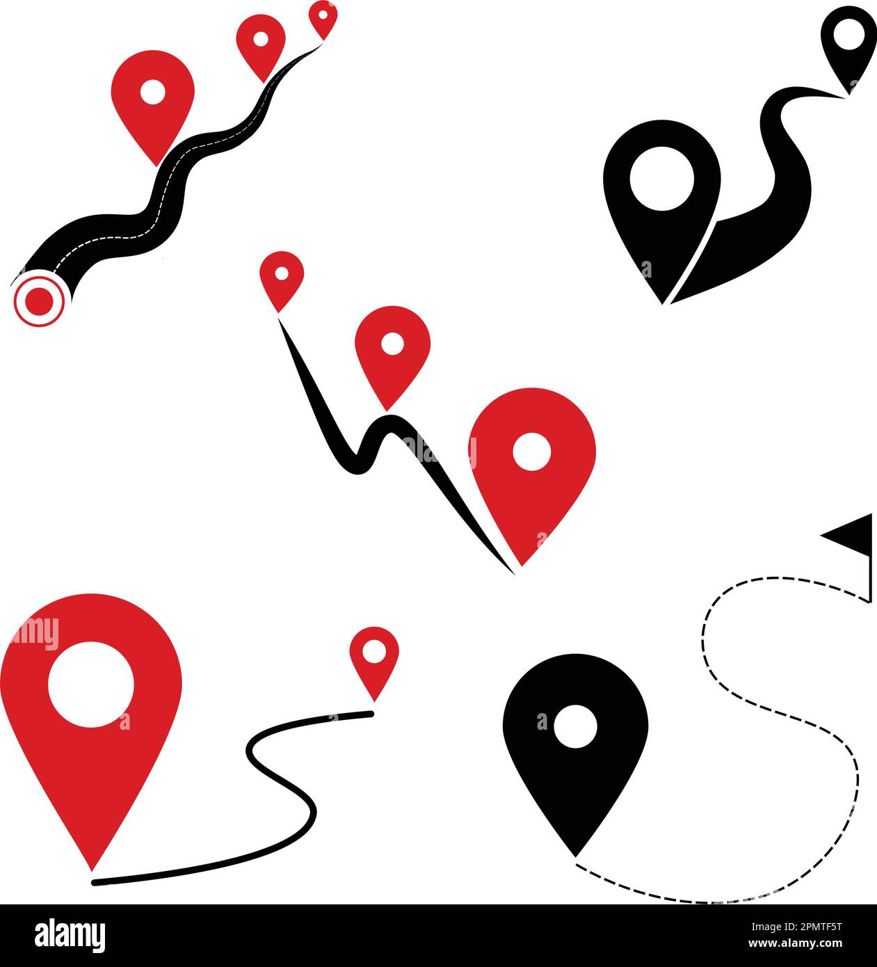 route icon vektor illustration design Stock Vector Image & Art - Alamy