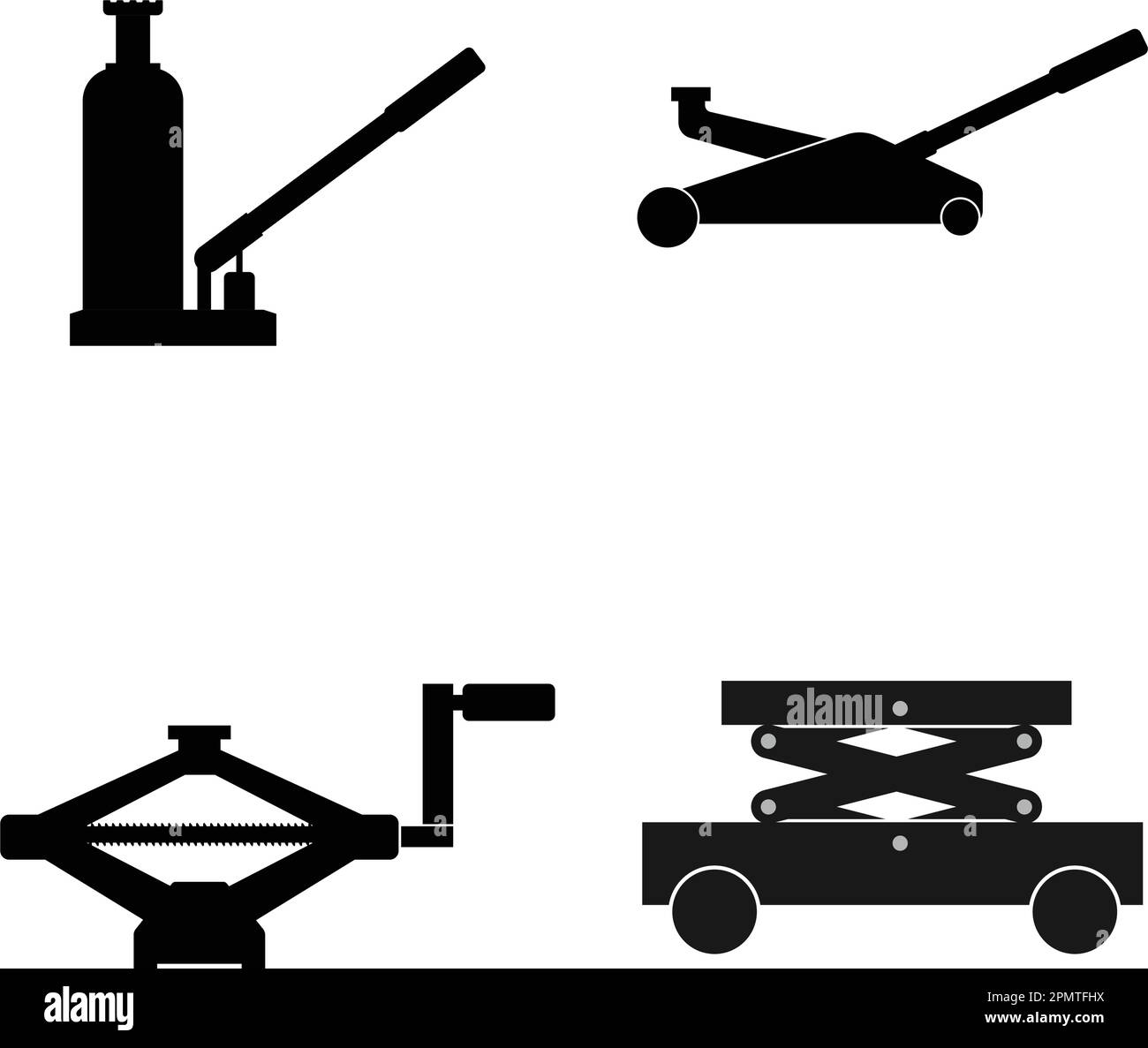 Hydraulic lifter Cut Out Stock Images & Pictures - Alamy