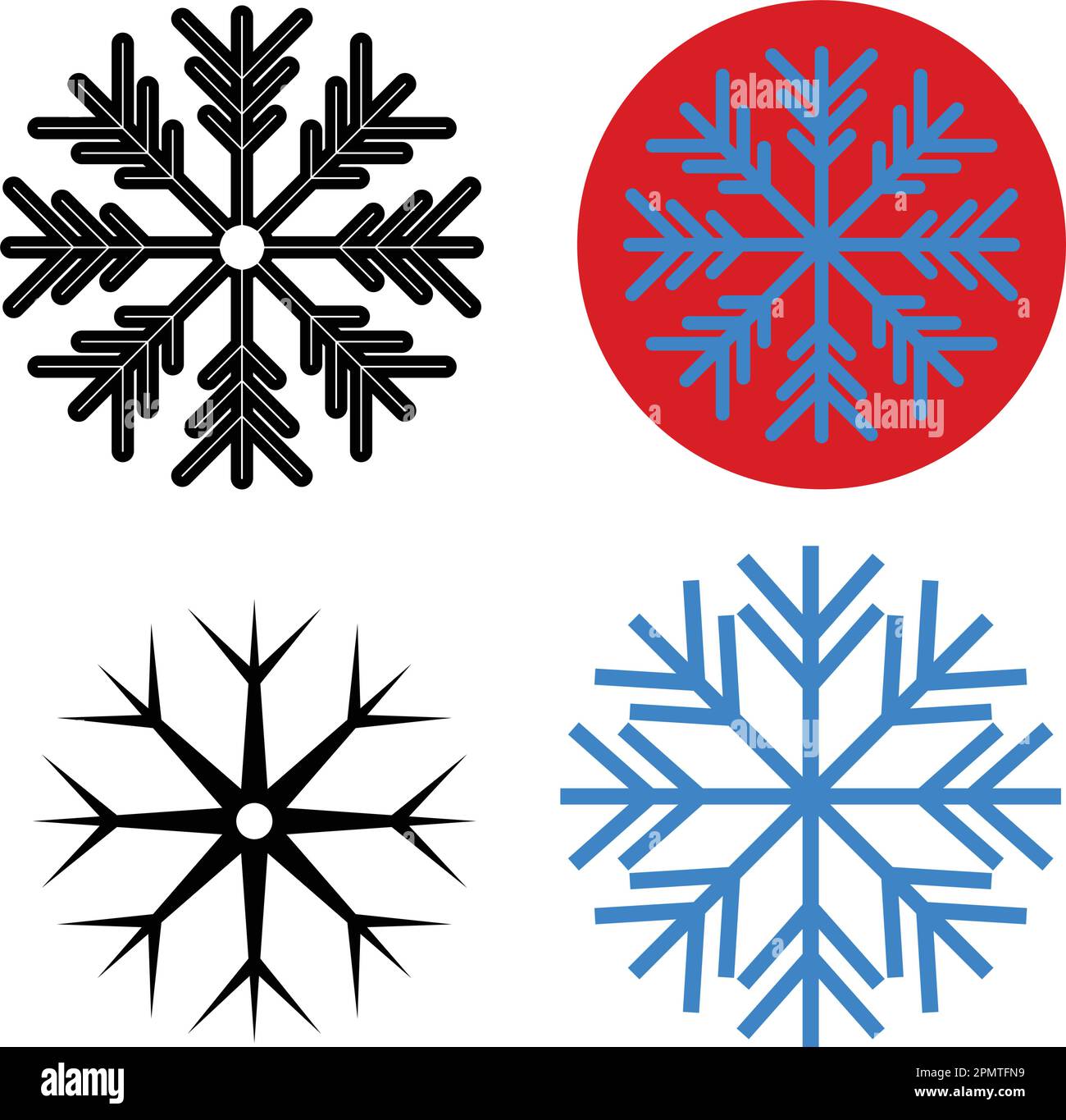 Snowflake logo vector vectors hi-res stock photography and images - Alamy