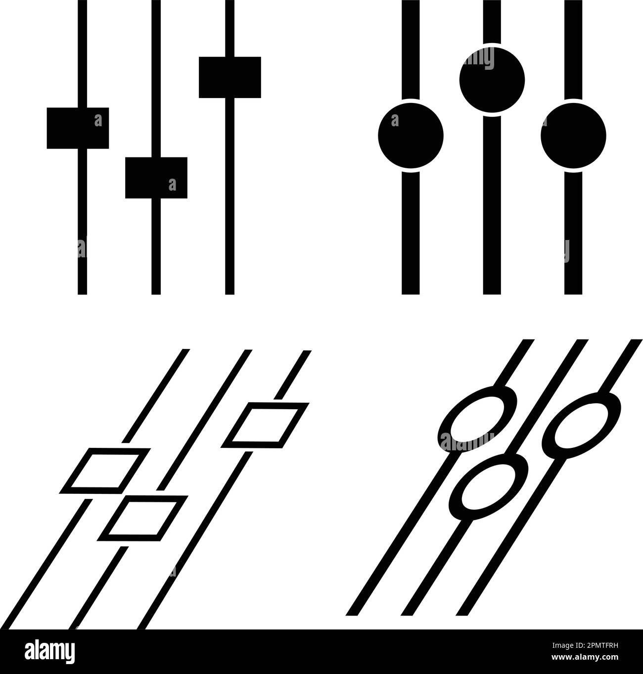 Adjustment Icon vektor illuastration design Stock Vector Image & Art ...