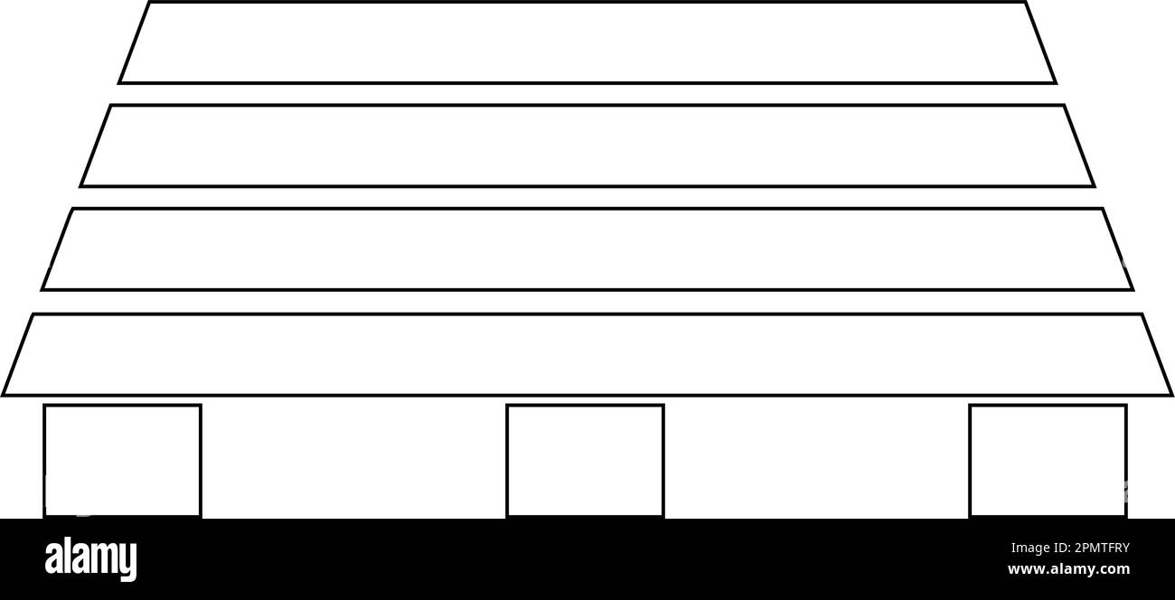 Wood pallet icon Black and White Stock Photos & Images - Alamy