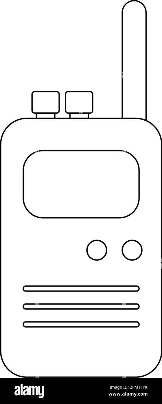 Emergency Transmitter Draw Poster A Radio Is Essential To Receive
