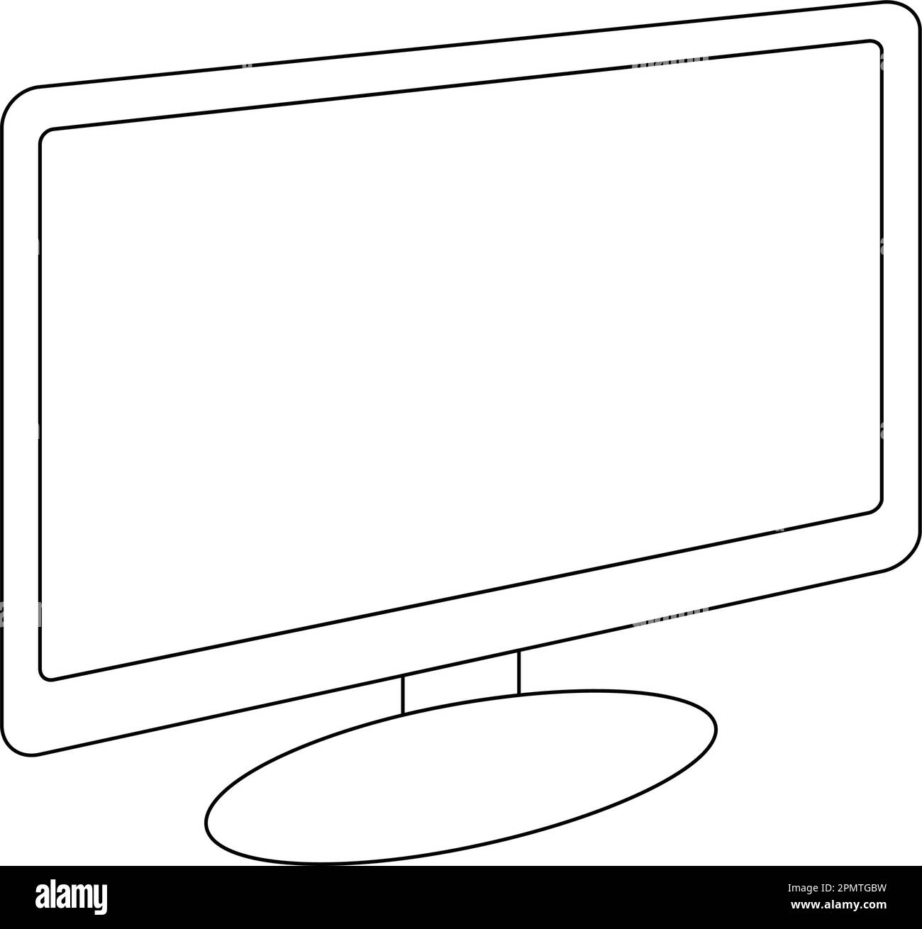 monitor vector icon illuatration dsign Stock Vector Image & Art - Alamy