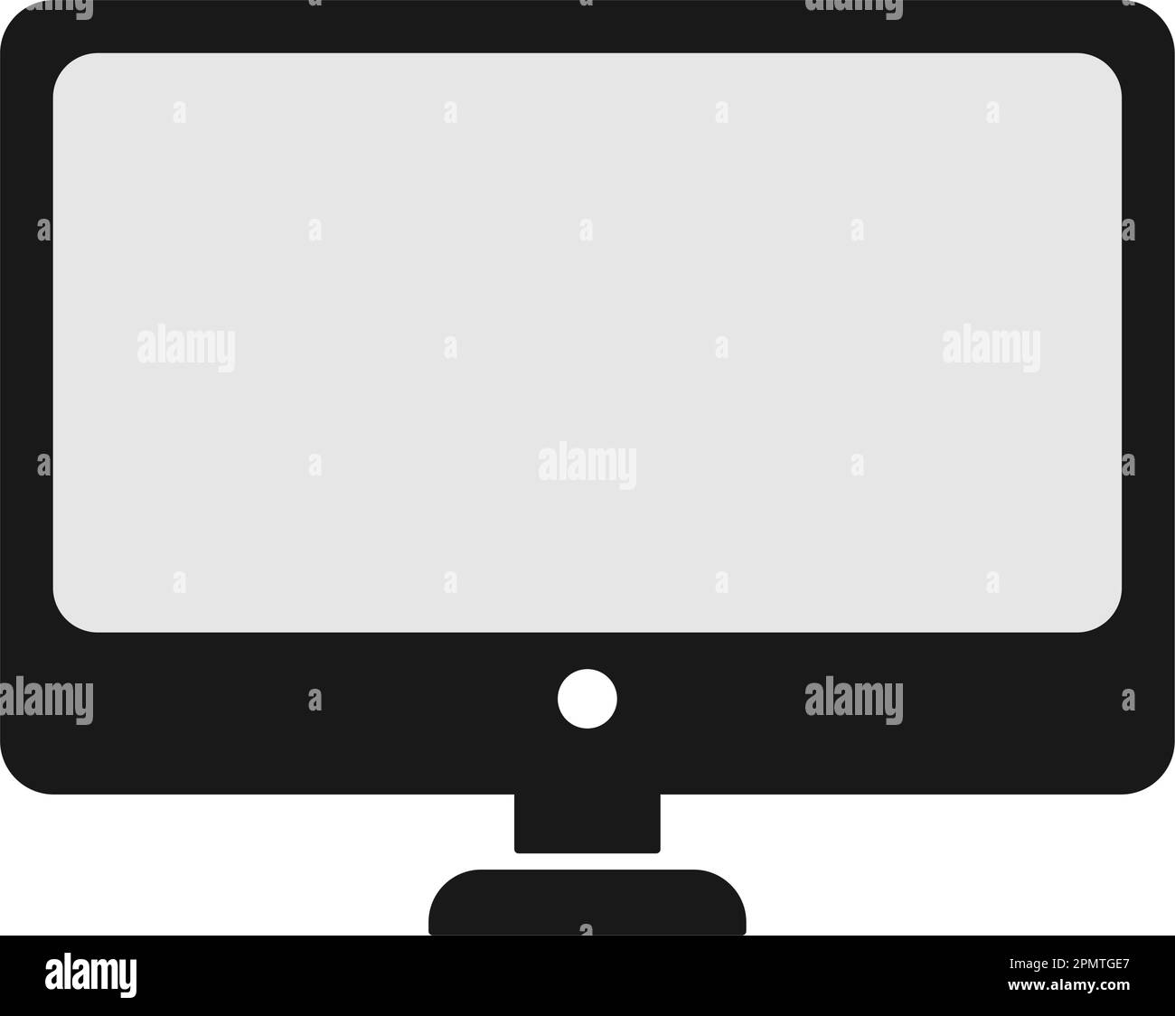 monitor vector icon illuatration dsign Stock Vector Image & Art - Alamy