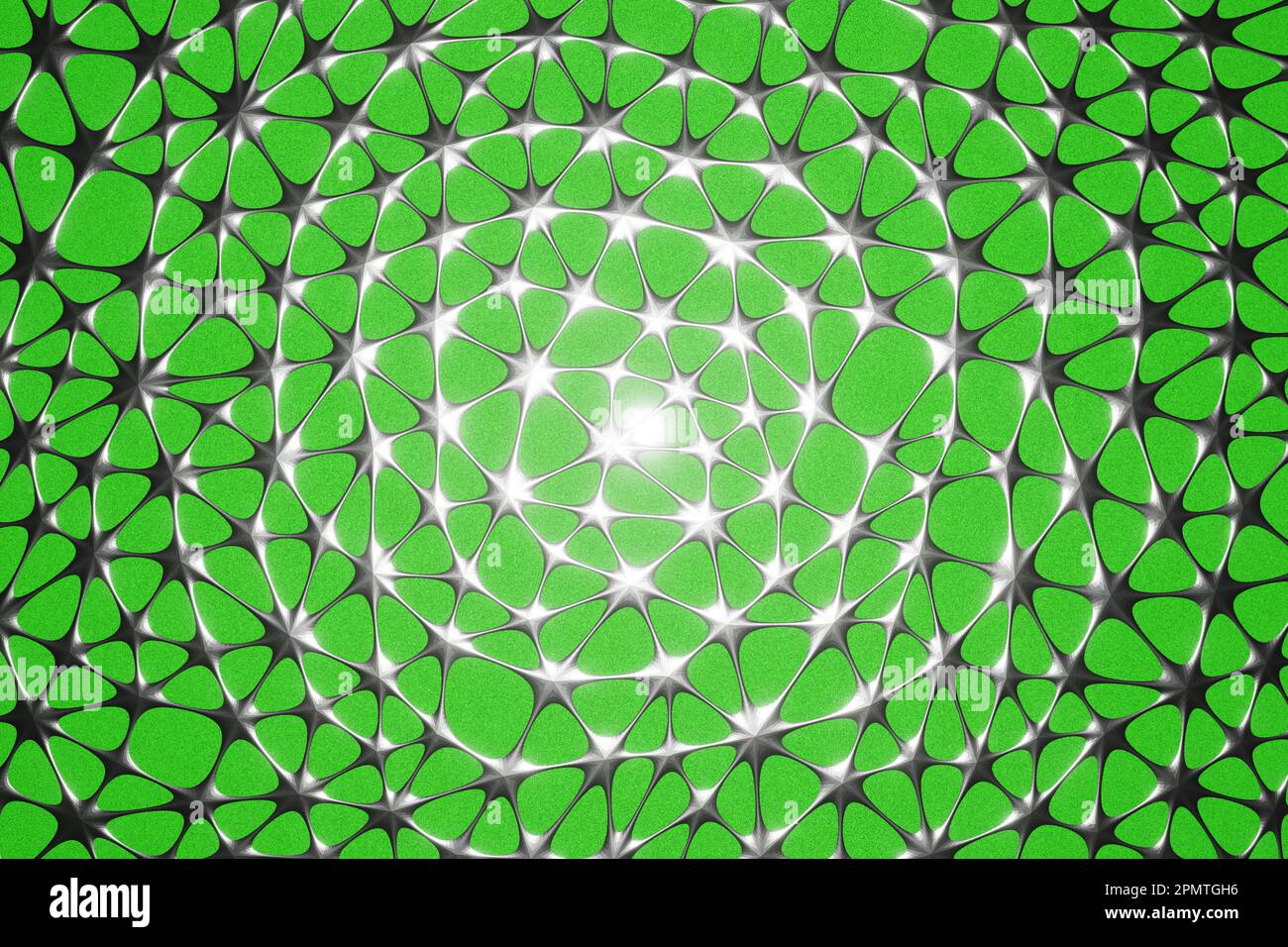 Green background breathing cells 3d render disco background. Vj loop ...