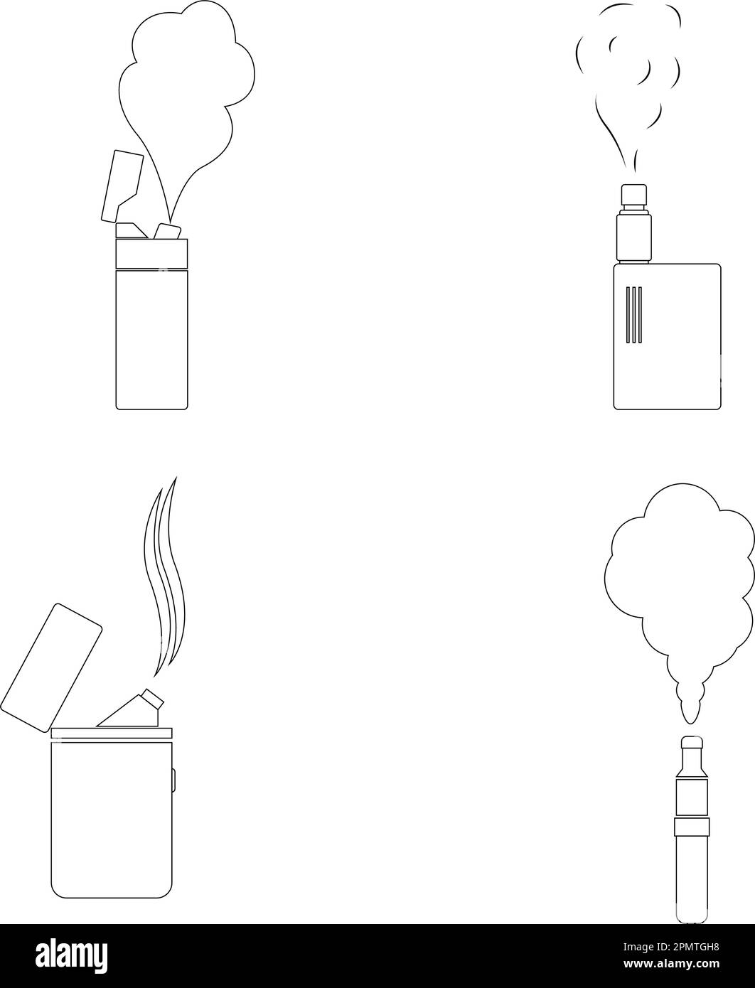 Vaping logo.vector illustration template design Stock Vector Image ...