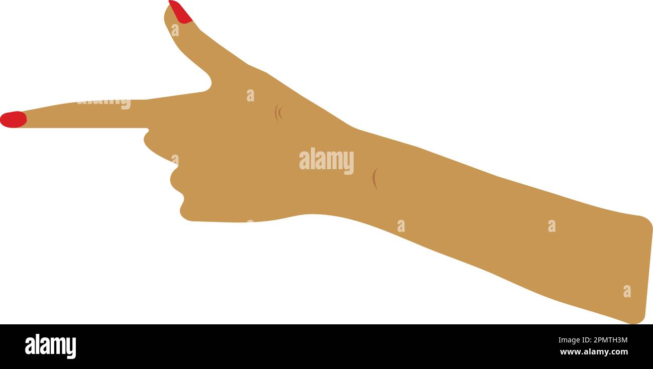 hand icon pointing illustration design Stock Vector Image & Art - Alamy