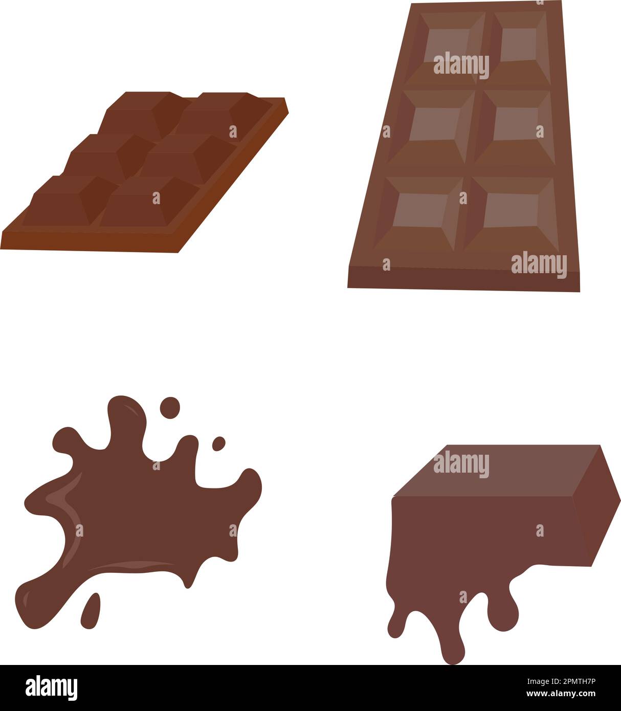 Chocolate vector icon illustration symbol design Stock Vector Image ...