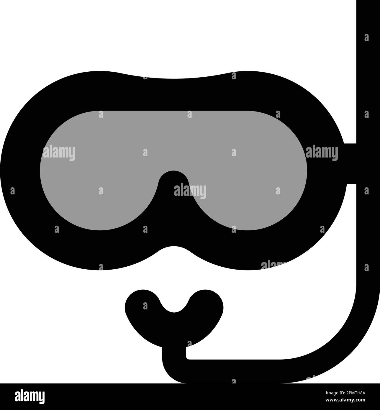 diving mask icon vector isolated on white background Stock Vector Image ...