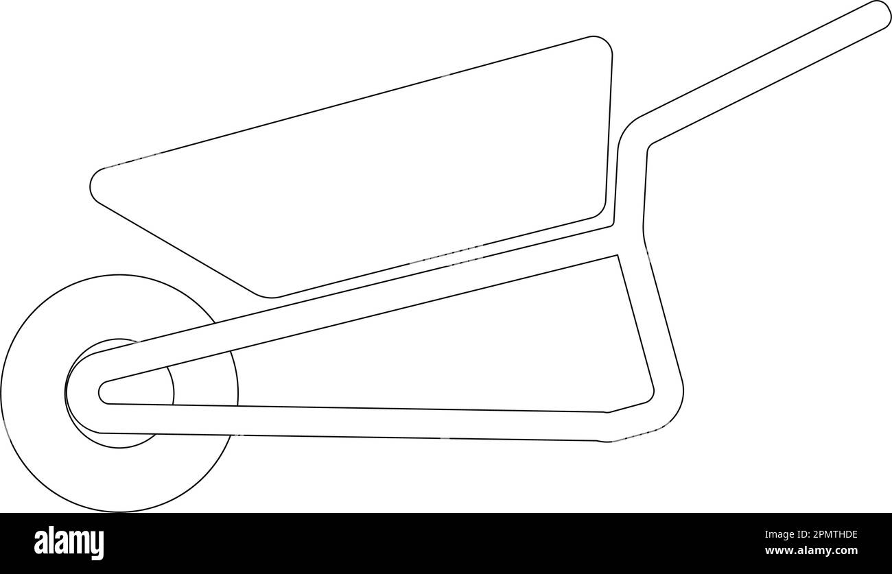 wheelbarrow vector icon,illustration logo design Stock Vector Image ...