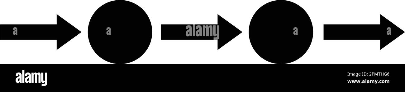 procedure icon.movement,step process,vector illustration symbol Stock ...