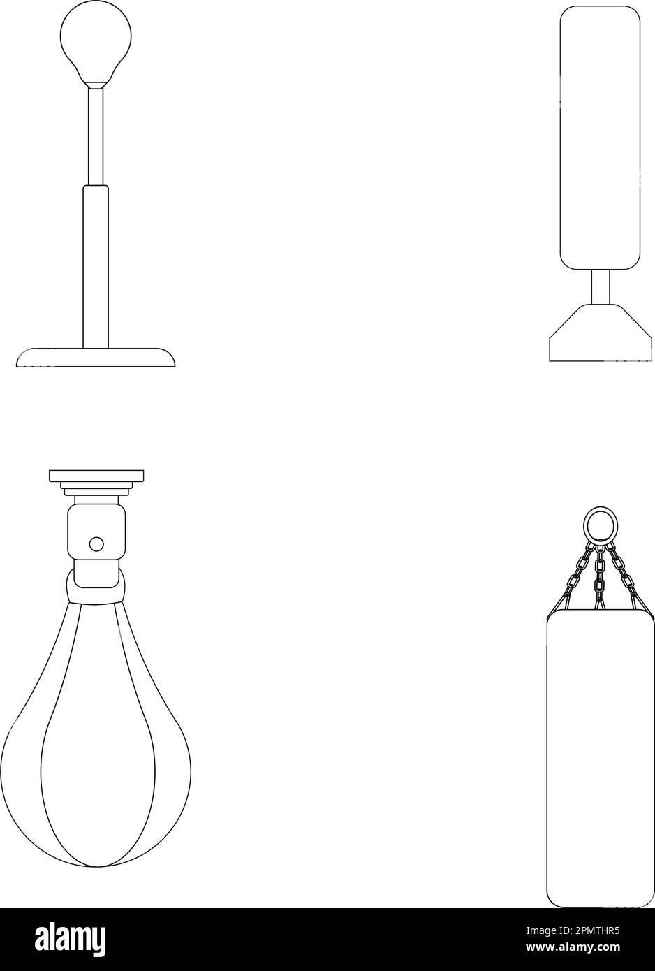 Vector illustration punching bag icon Stock Vector Image & Art - Alamy