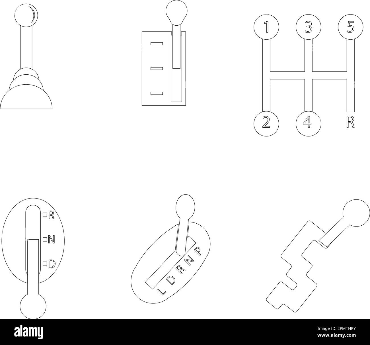 lever icons of various models,vector illustration simple design Stock ...