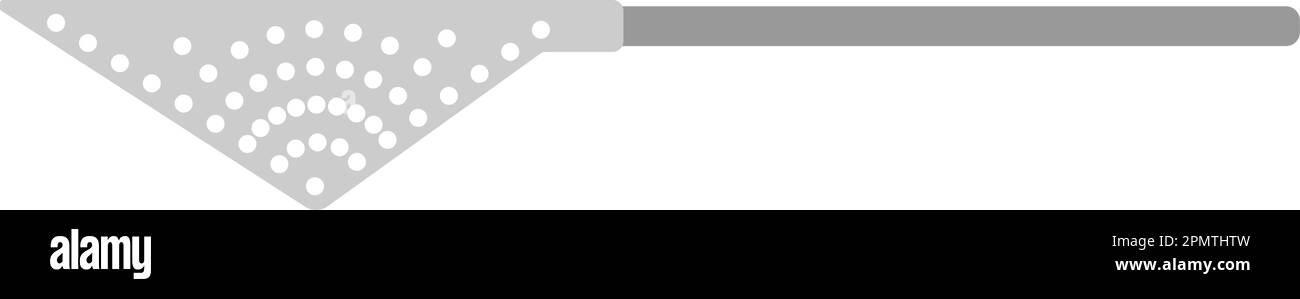 Colander Icon, Kitchen Cullender Utensil Icon Vector Art Illustration ...