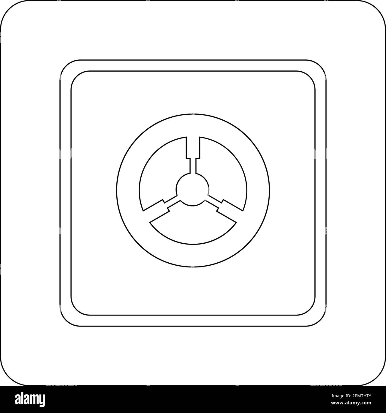 safe icon vector illustration flat design Stock Vector Image & Art - Alamy