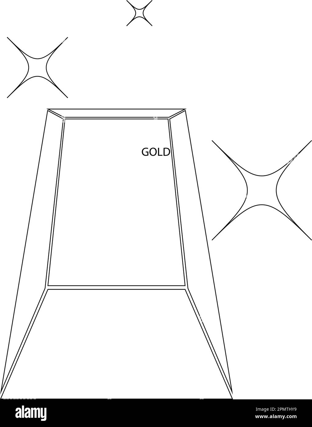 gold bar icon vector illustration design template Stock Vector Image ...