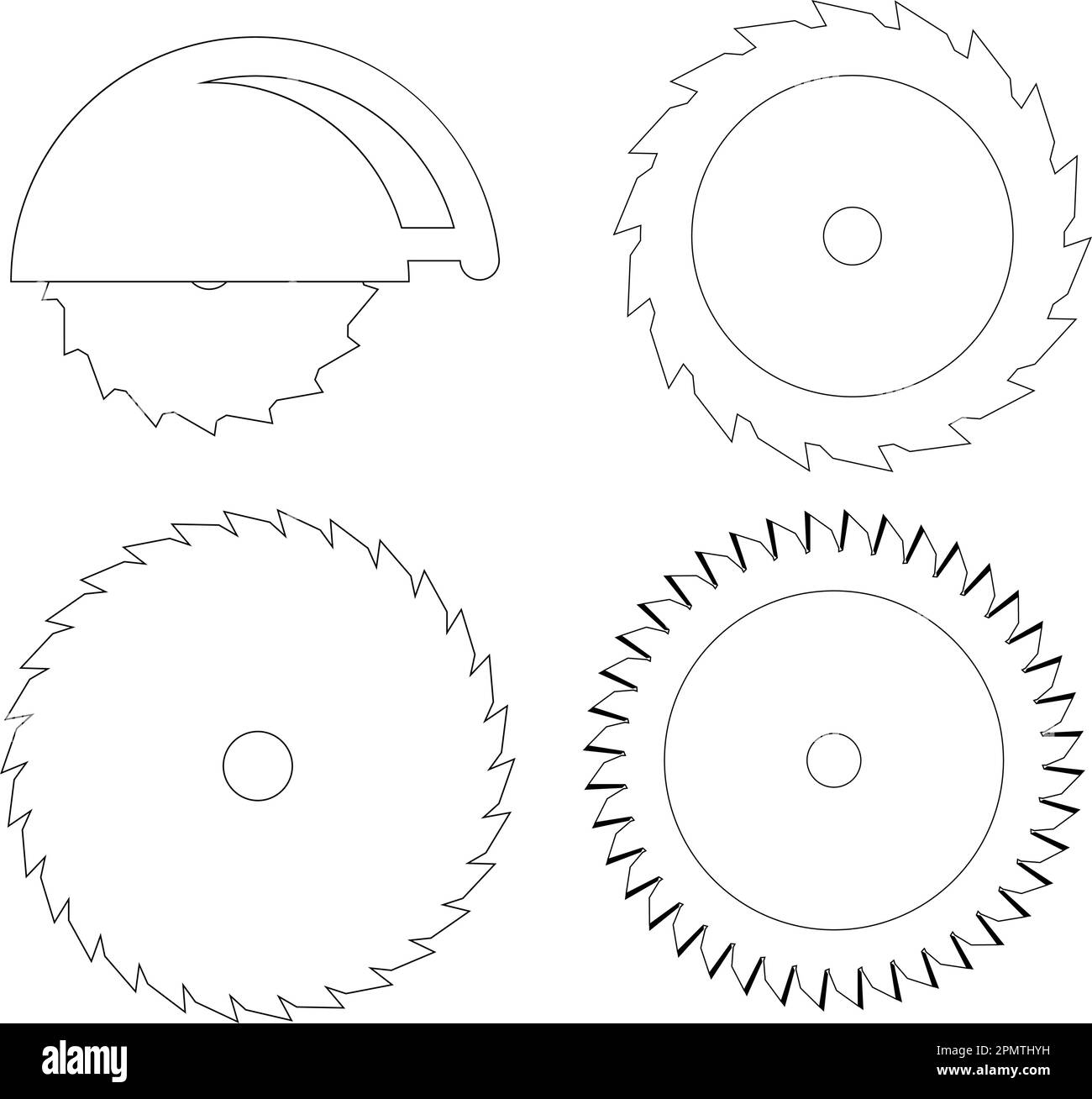 Circular saw vector icon illustration sign for web and design Stock ...