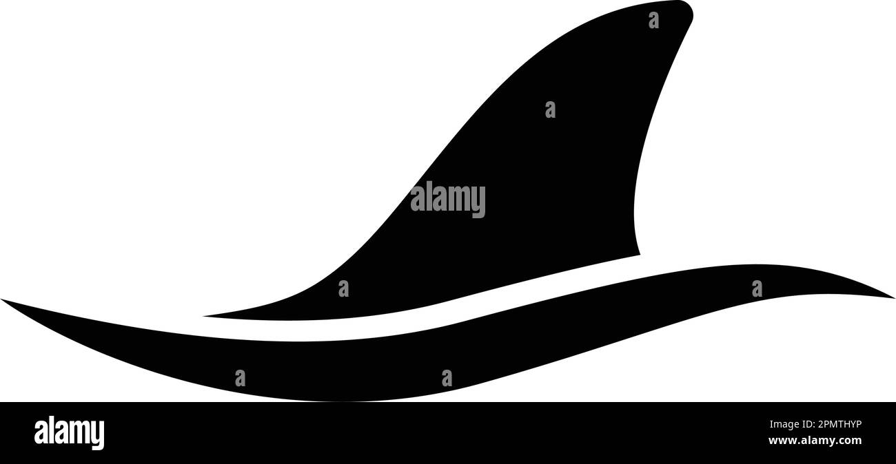 shark fin icon vector illustration design Stock Vector Image & Art - Alamy