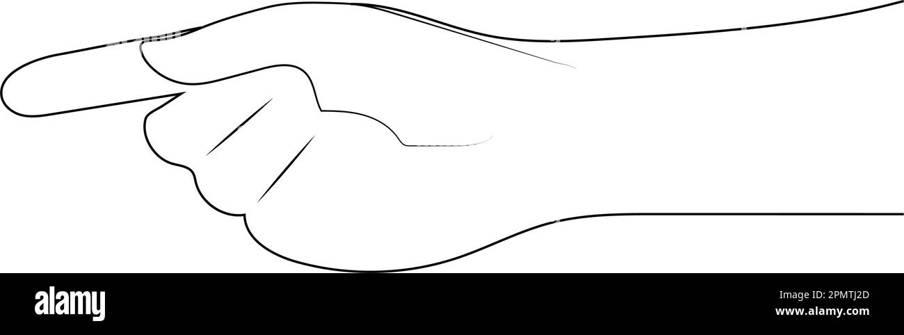 hand icon pointing illustration design Stock Vector Image & Art - Alamy