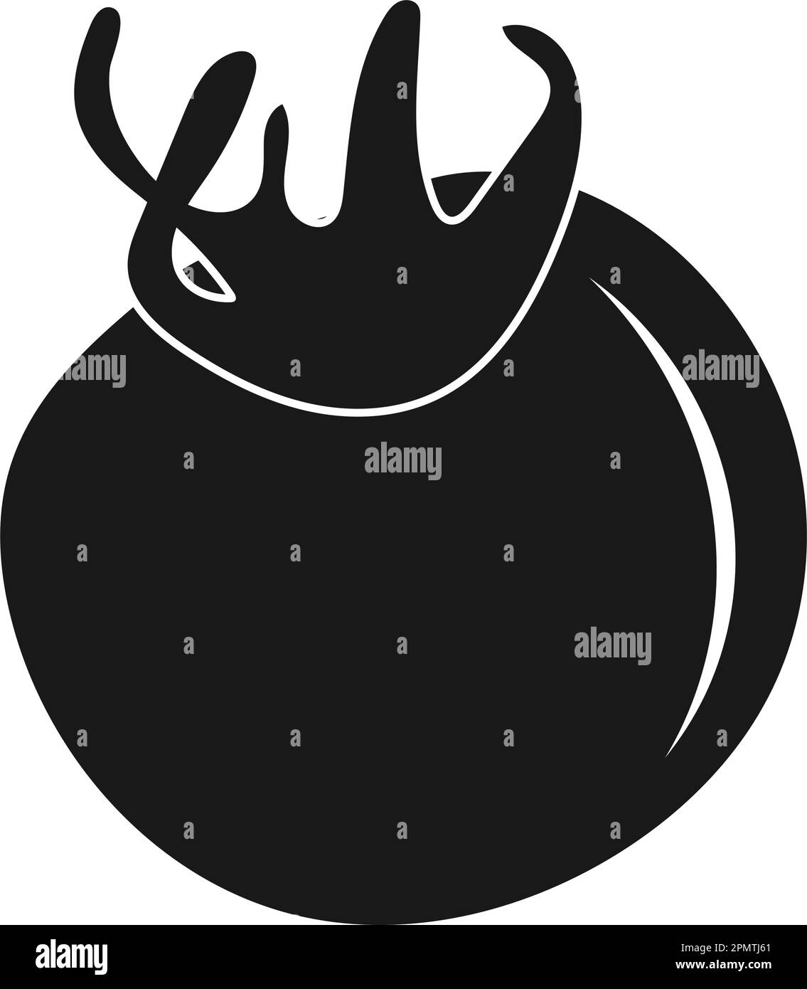 Tasty fruit salad icon Stock Vector Images - Alamy