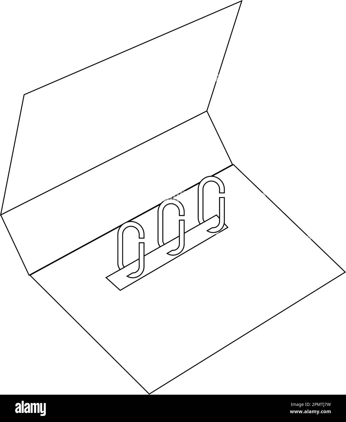 Vector vectors binder Black and White Stock Photos & Images - Alamy