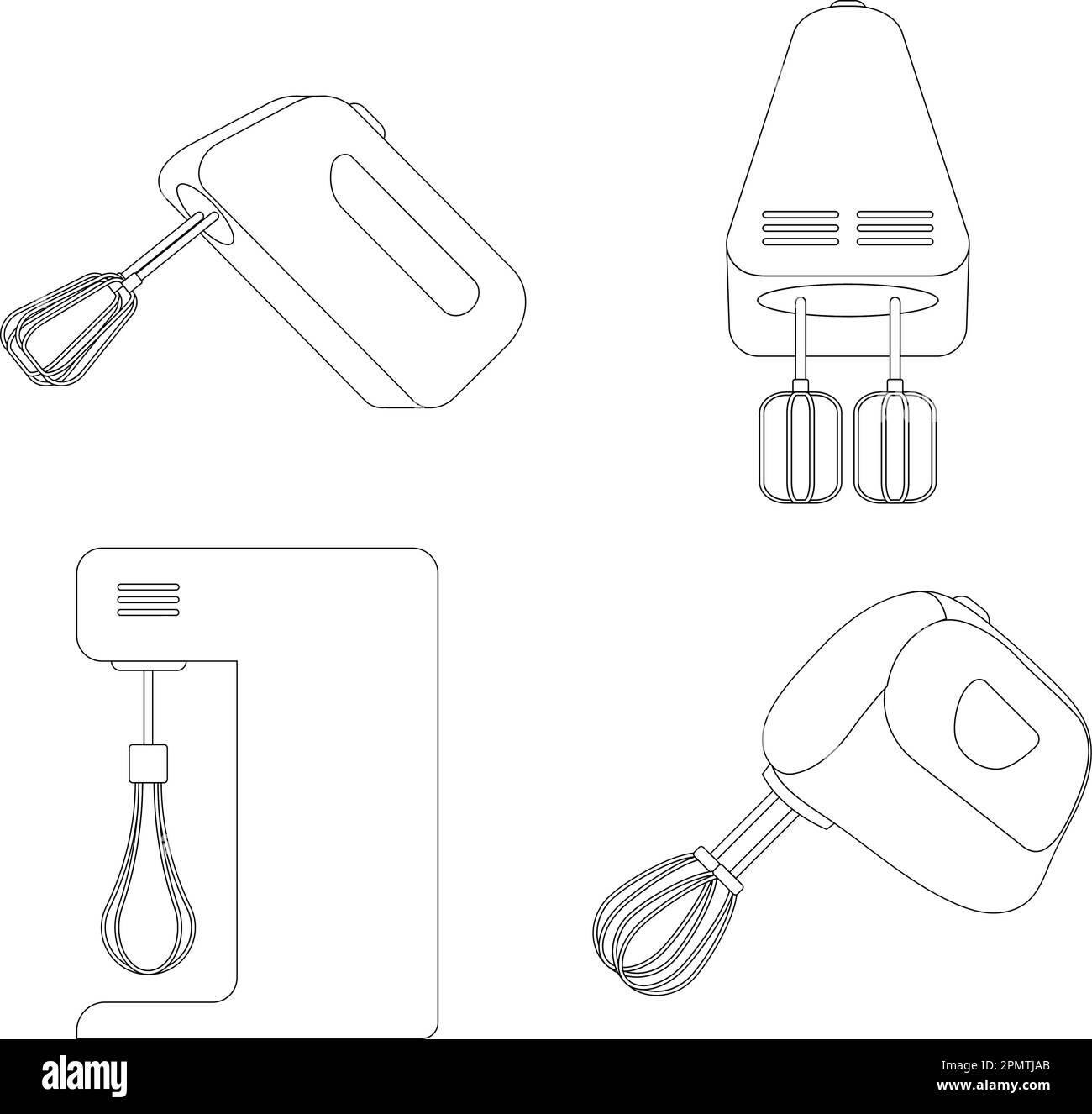 Hand mixer icon vector illustration simple design Stock Vector Image ...