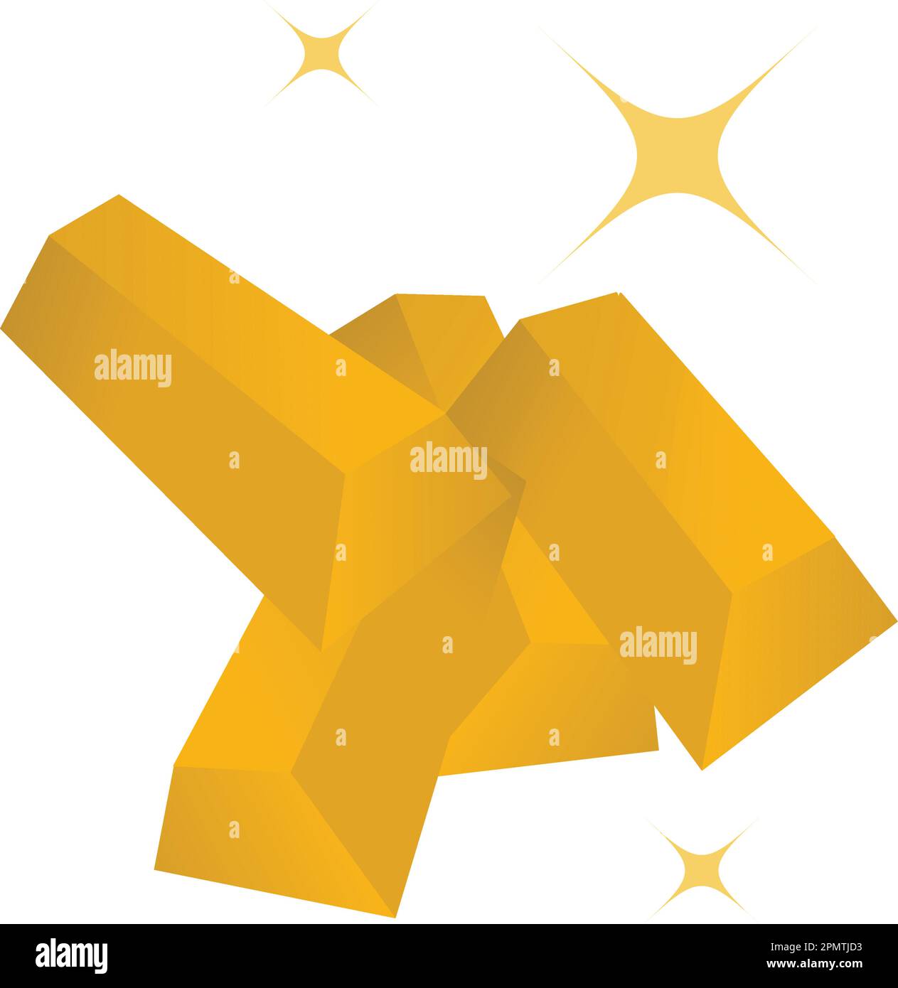 Gold Ingot Pixel Art Template