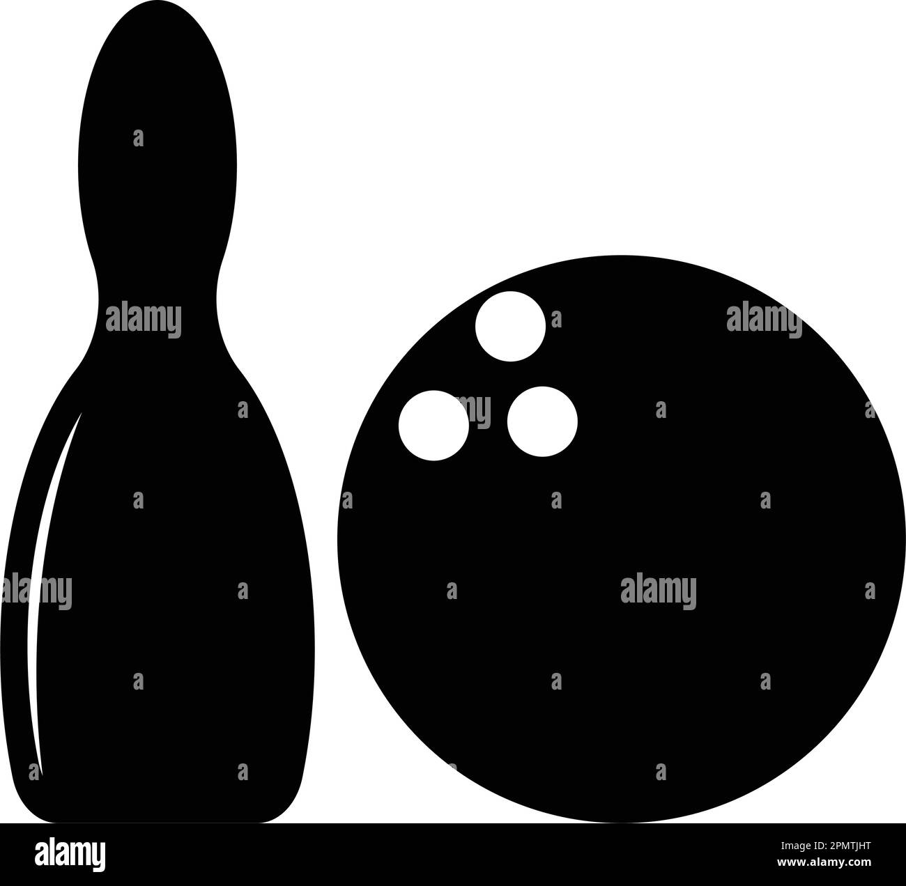 bowling logo vector illustration design template Stock Vector Image ...