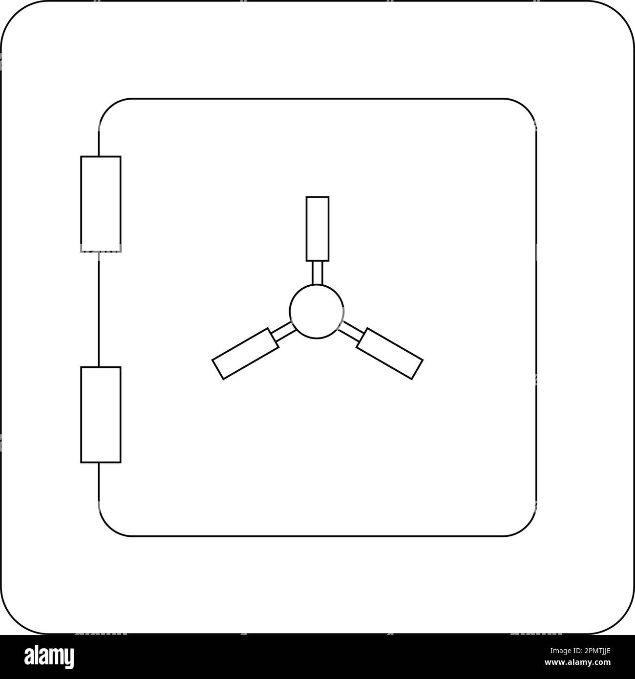 Green open metal box Stock Vector Images - Alamy
