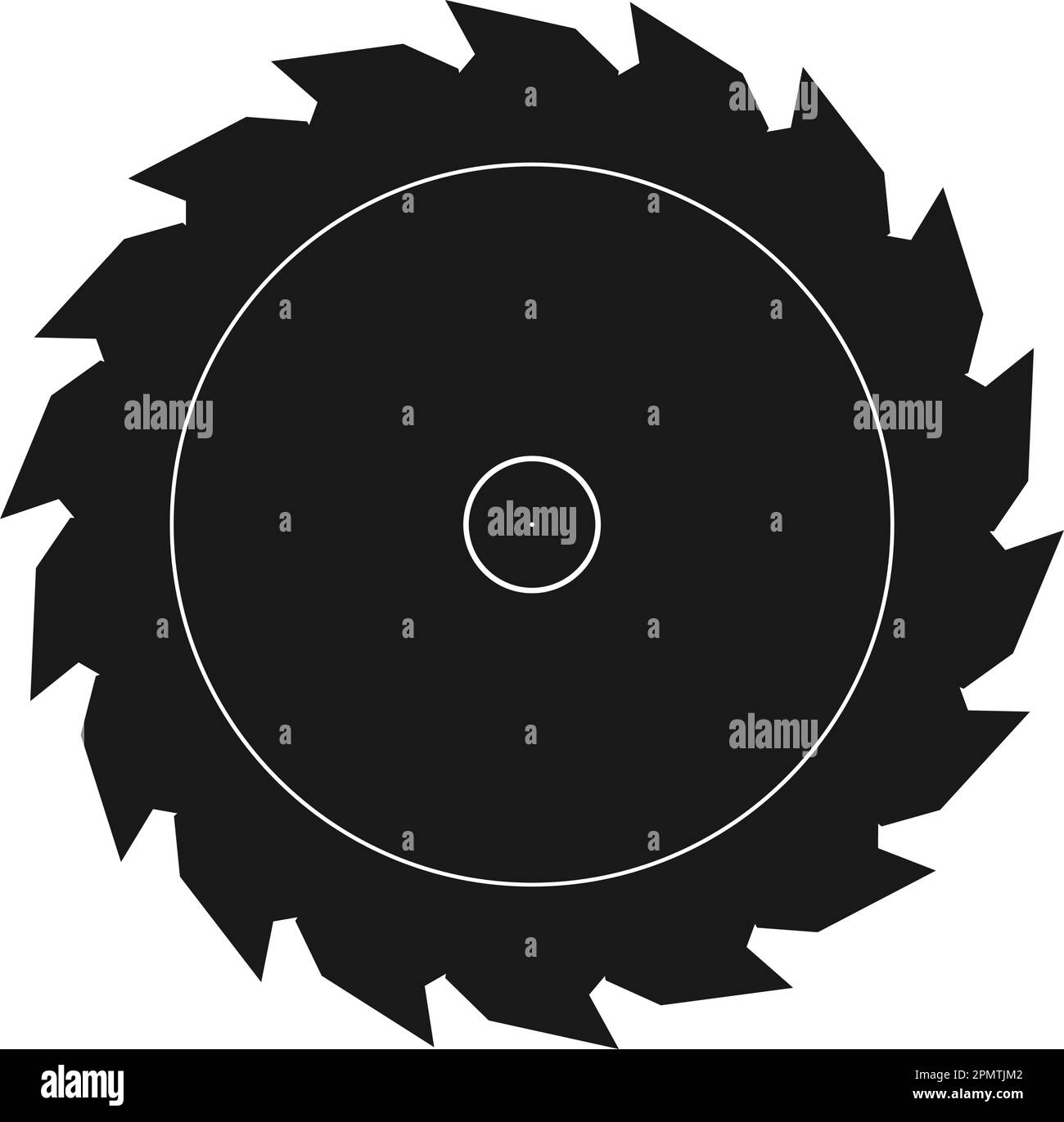 Circular saw vector icon illustration sign for web and design Stock ...