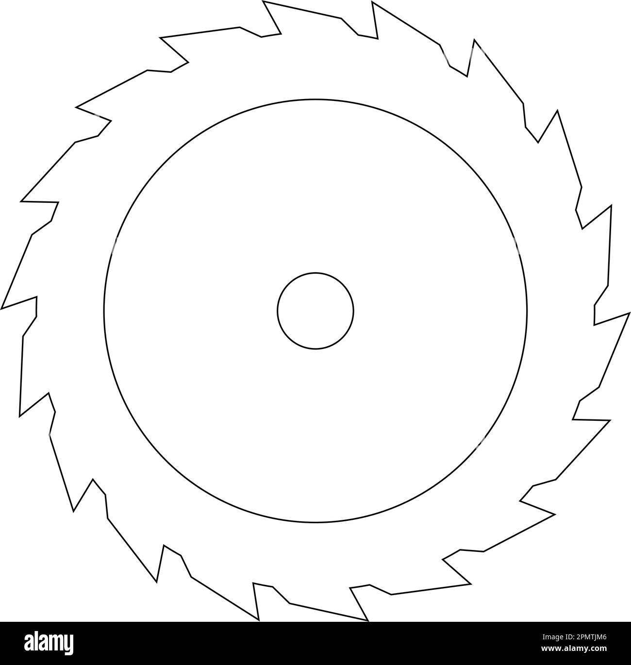 Circular saw vector icon illustration sign for web and design Stock ...