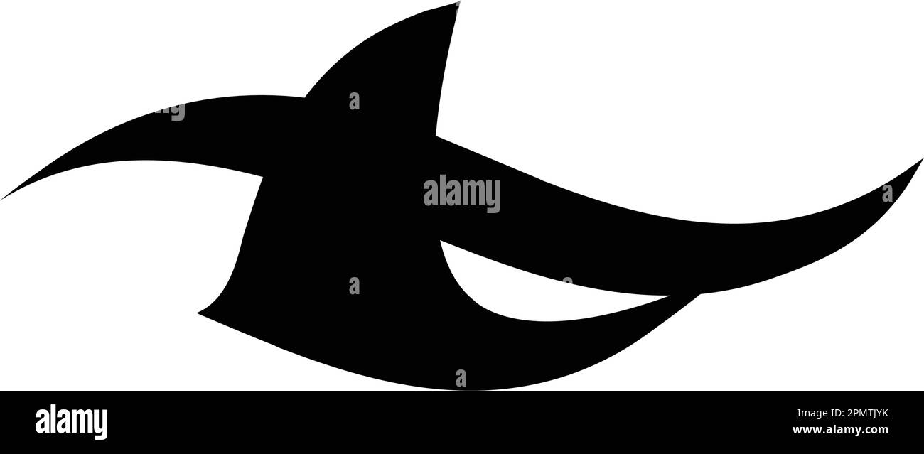 Shark Fin Icon Vector Illustration Design Stock Vector Image And Art Alamy
