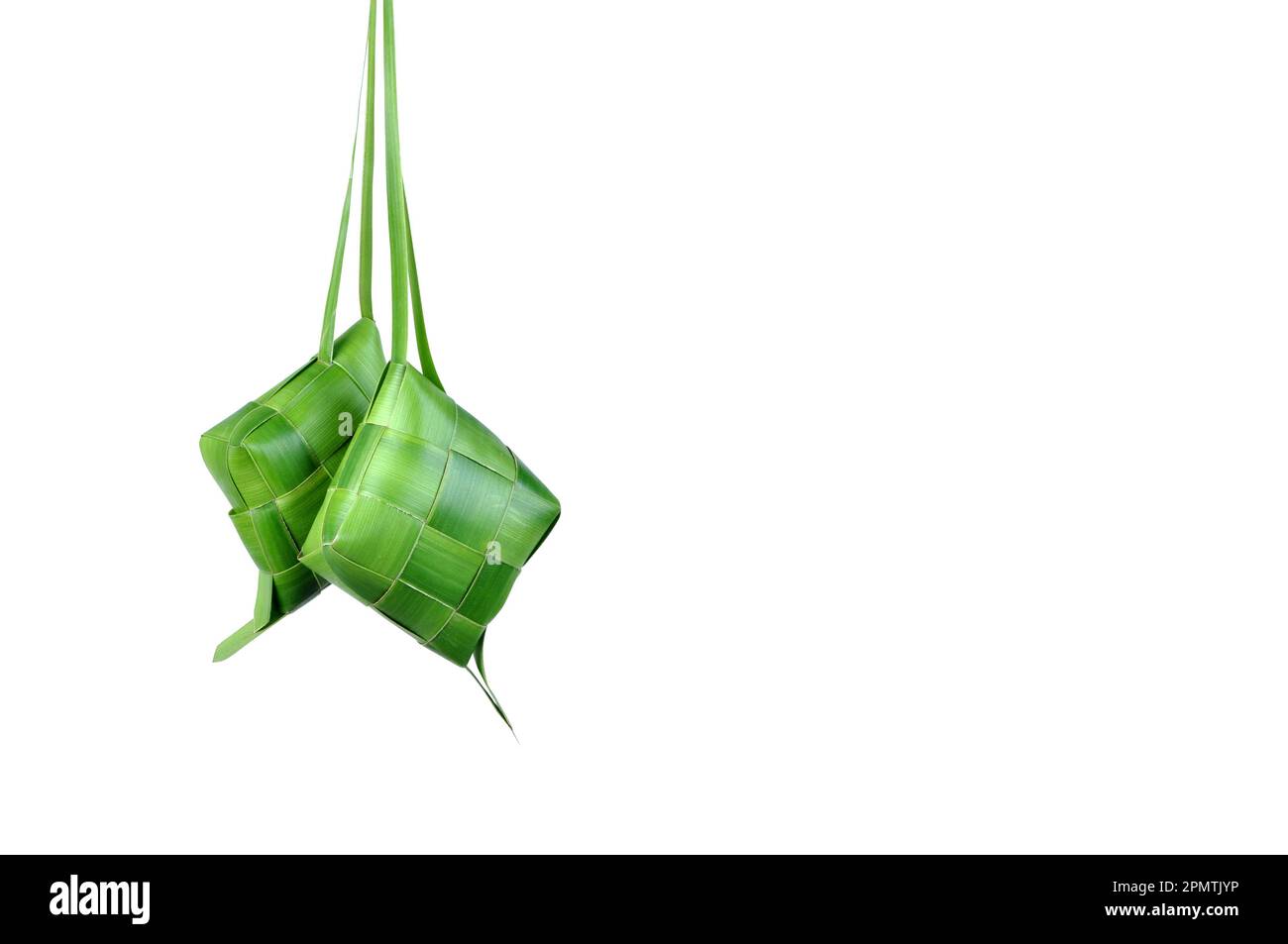 Ketupat is a traditional food from Indonesia made of rice wrapped in ...