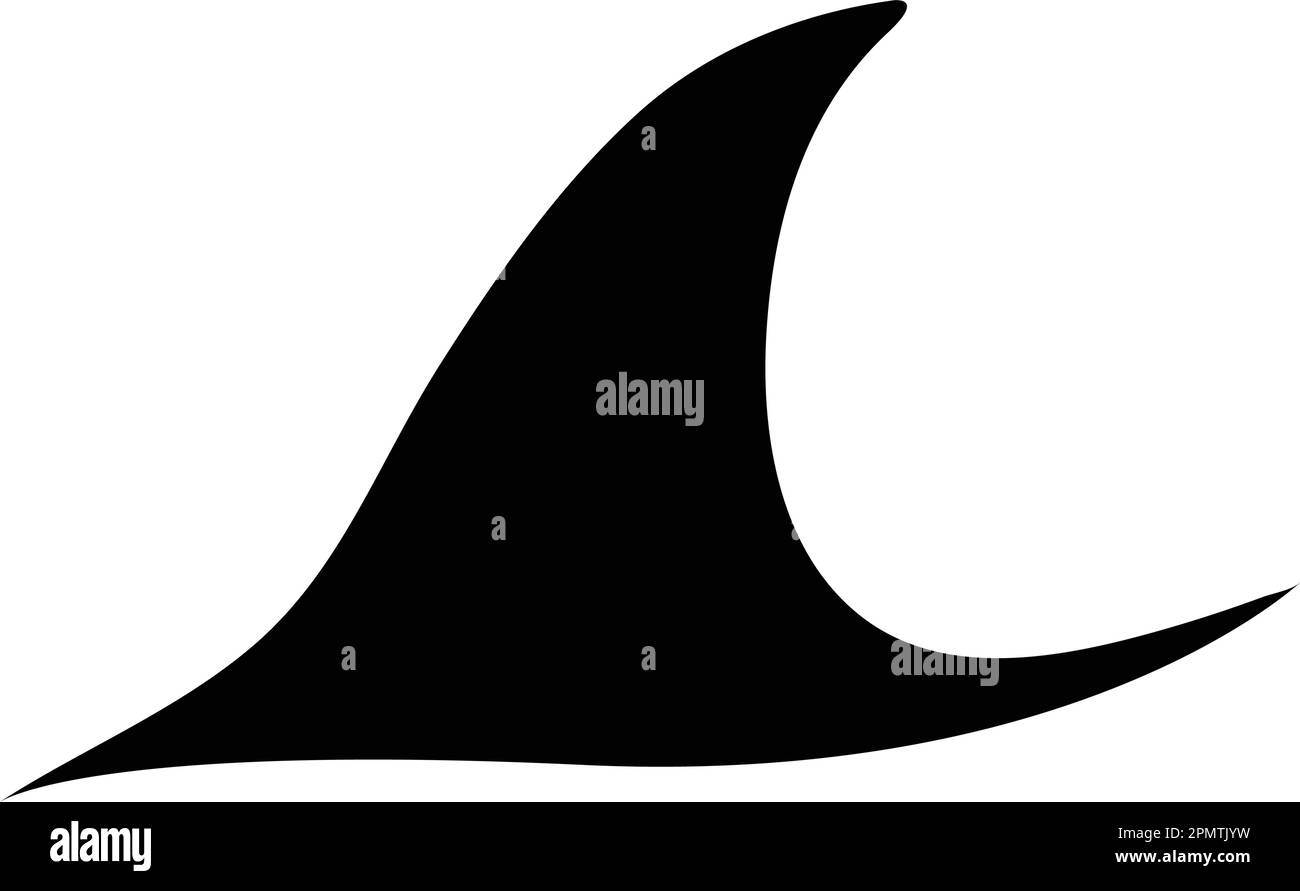 Shark Fin Icon Vector Illustration Design Stock Vector Image And Art Alamy