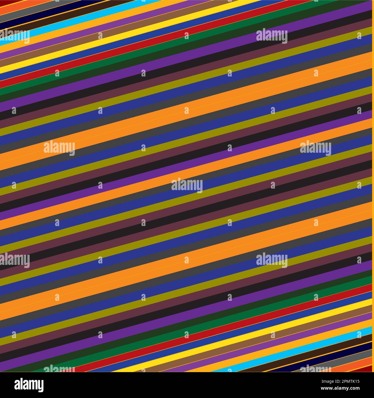 Vector illustration of the colorful bright background from colour bands ...