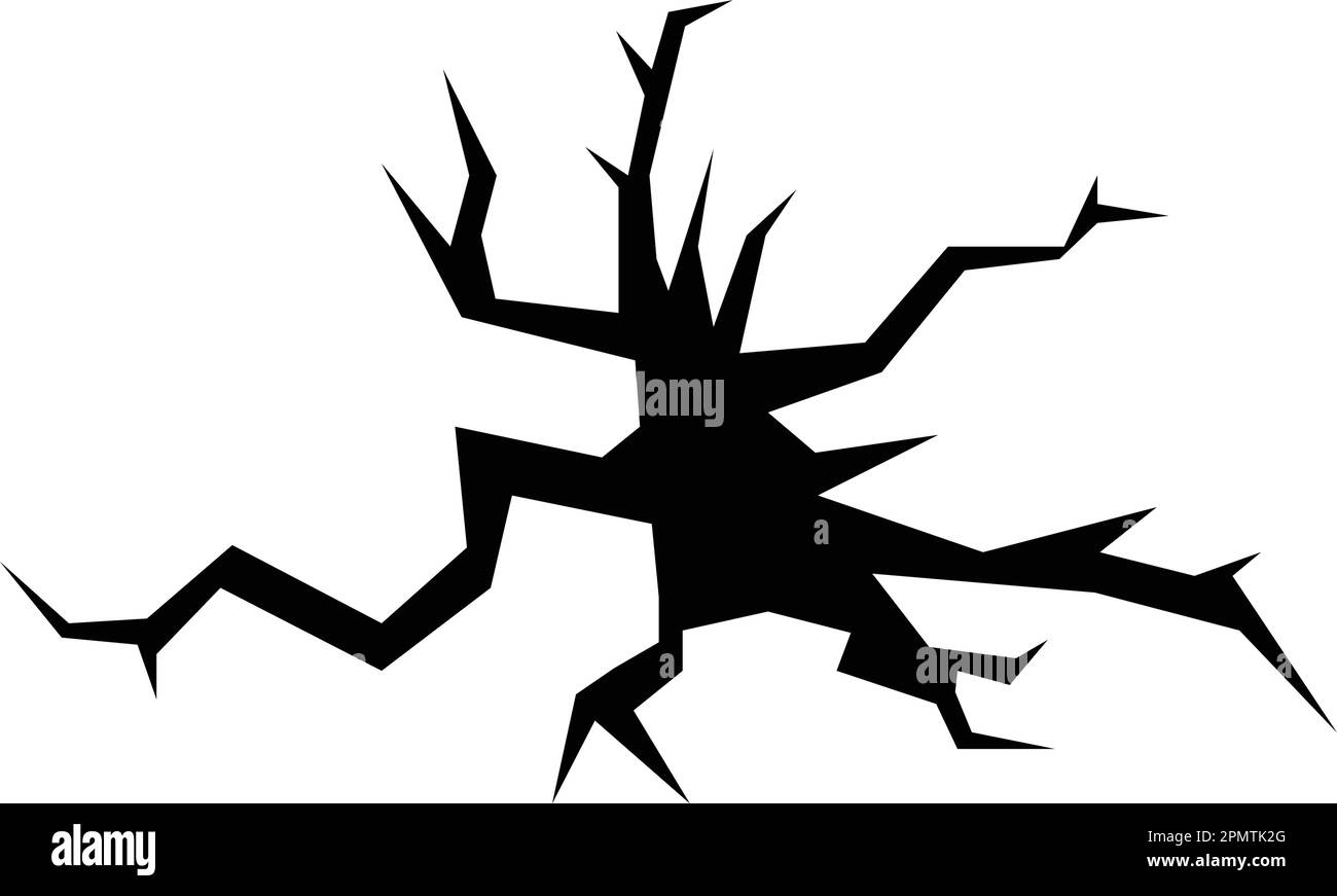 cracked icon illustration symbol vector design Stock Vector Image & Art ...