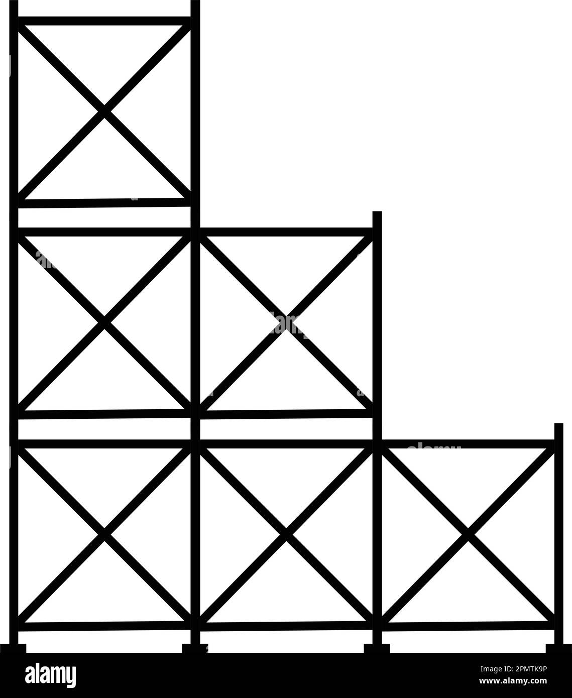 Scaffolding icon vector illustration symbol design Stock Vector Image ...