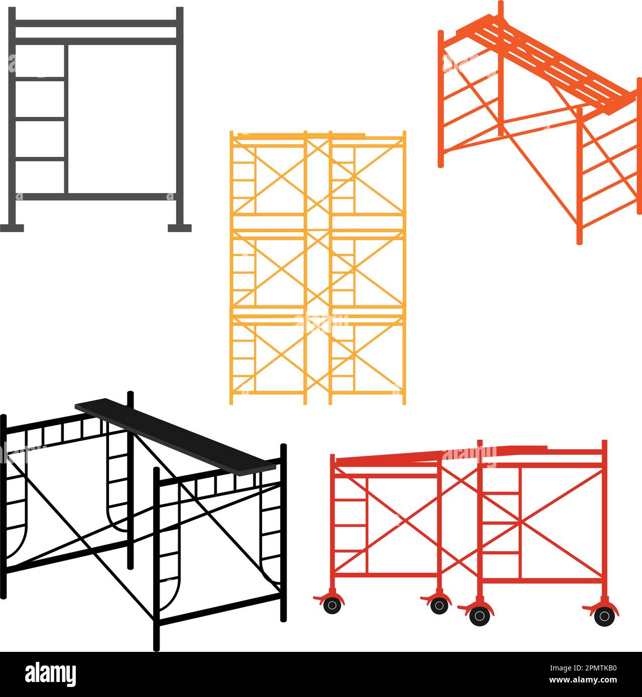 Scaffolding vector vectors hi-res stock photography and images - Alamy