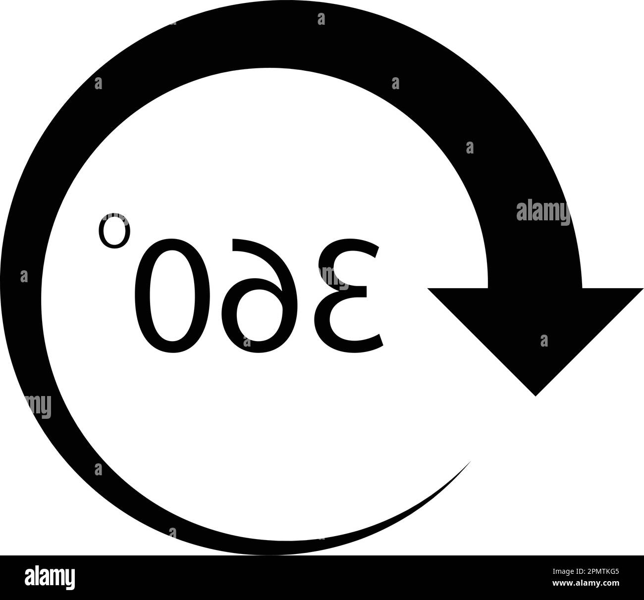 360 degree logos, vector illustration symbol design Stock Vector Image ...