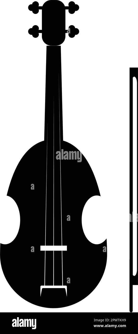 Violin vector icon illustration logo template Stock Vector Image & Art ...