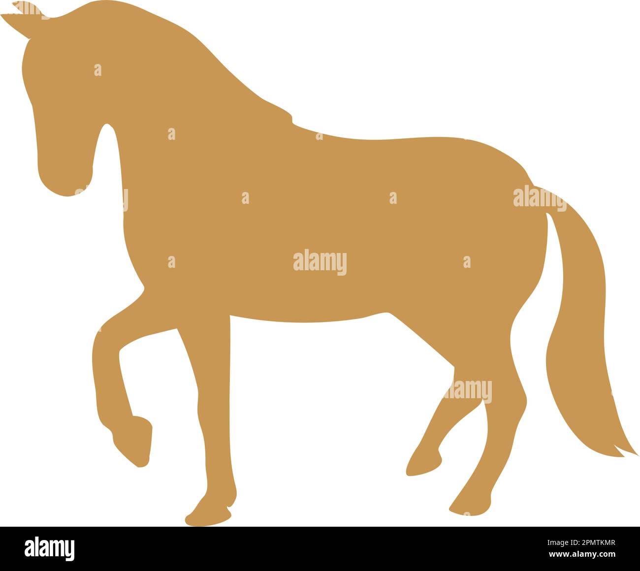 Galloping black and white stallion Stock Vector Images - Alamy