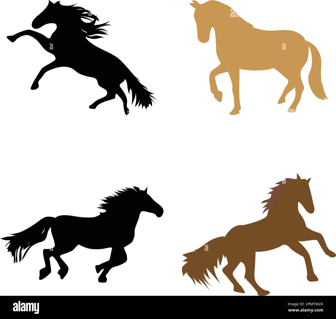 Tail horse Stock Vector Images - Alamy