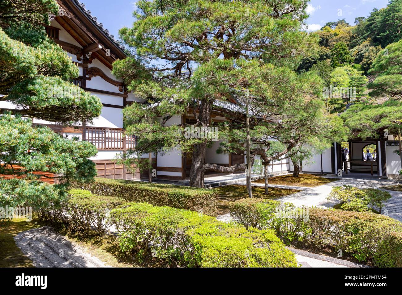 The Silver Pavilion temple, Jisho ji temple Ginkakuji in Kyoto,Japan ...